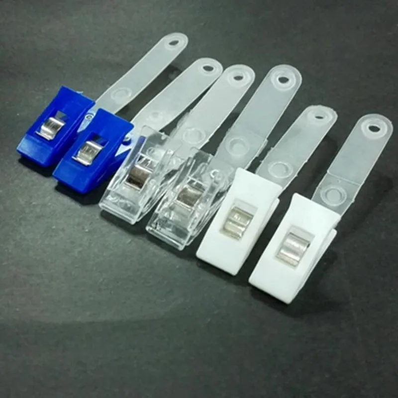 Office Stationery - Colorful Crocodile Plastic Badge Clips