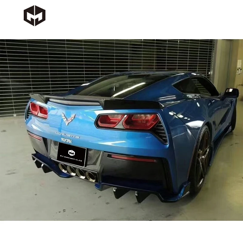Carbon Fiber Rear Diffuser For Chevrolet Corvette C7 - Buy Carbon ...