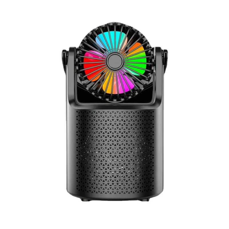 Portable Wireless Outdoor Bluetooth Speaker Fan With Fan Home Party ...