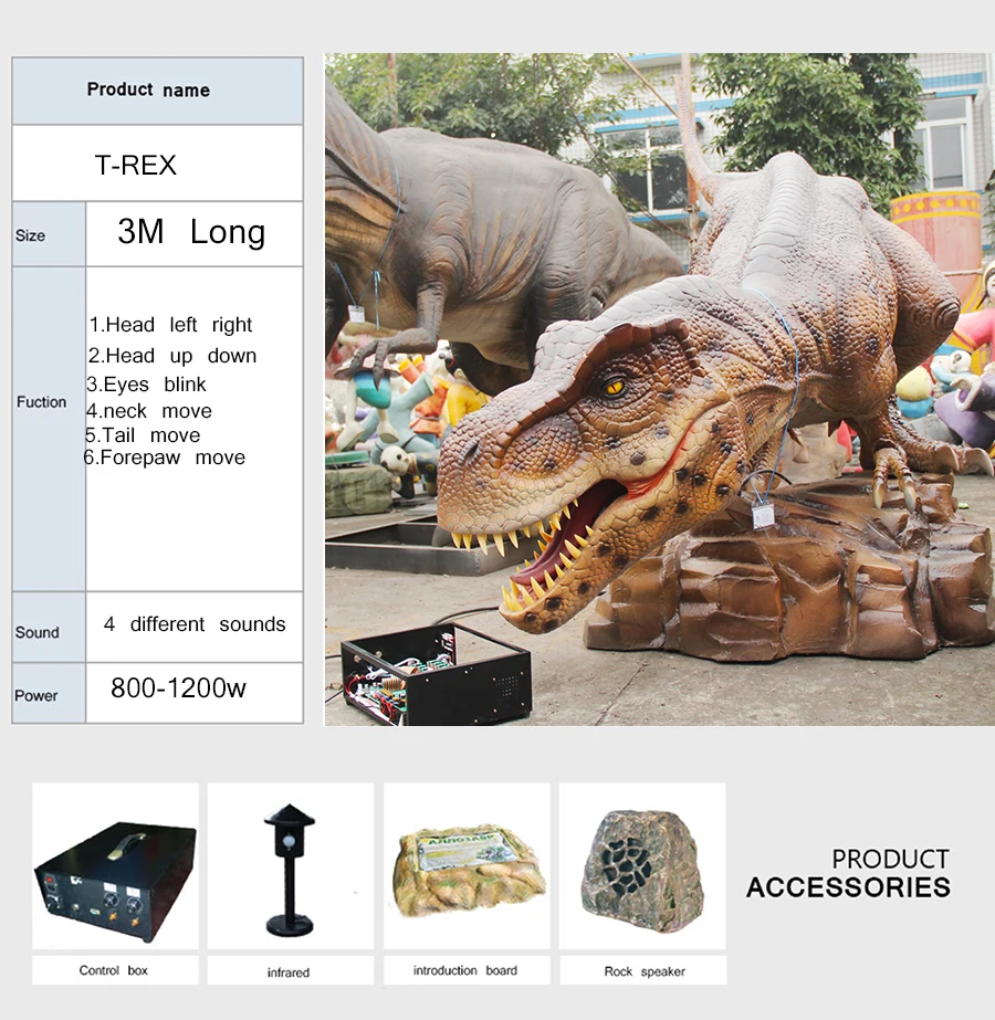 Indominus Rex Remote Control Toy - Lifelike Mechatronics