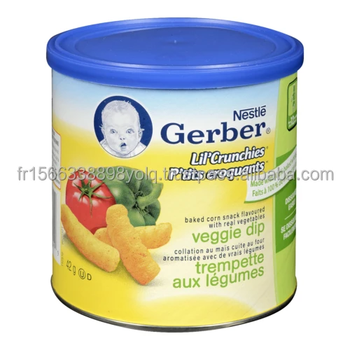 Gerber Powerblend Probiotic Oatmeal,Lentil,Carrots And Peas - Buy ...