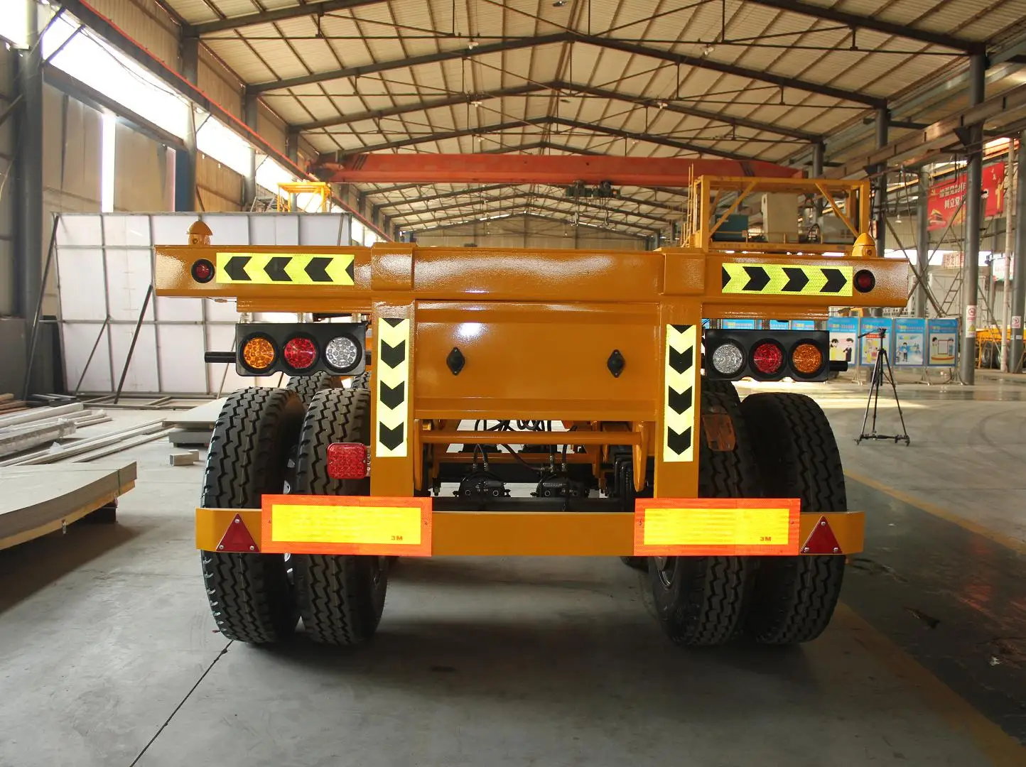 20ft 40ft 45ft Container Skeleton Semi Trailer Truck Trailers Container ...