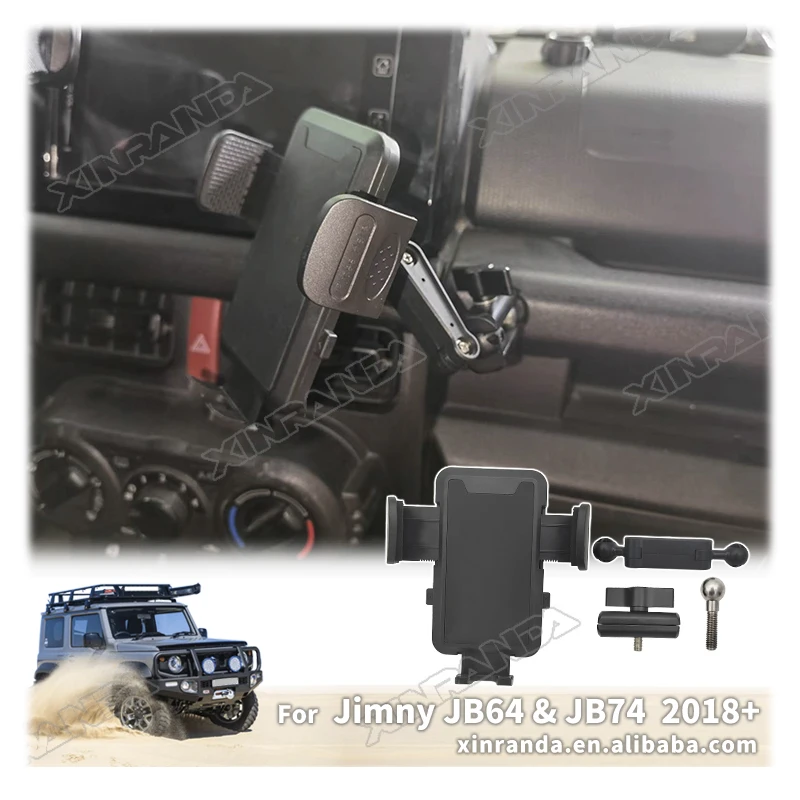 Jimny Accessories Phone Holder For Suzuki Jimny 5 Doors Jb74 Jb64 2018 2019 2020 2021 2022 2023 ...