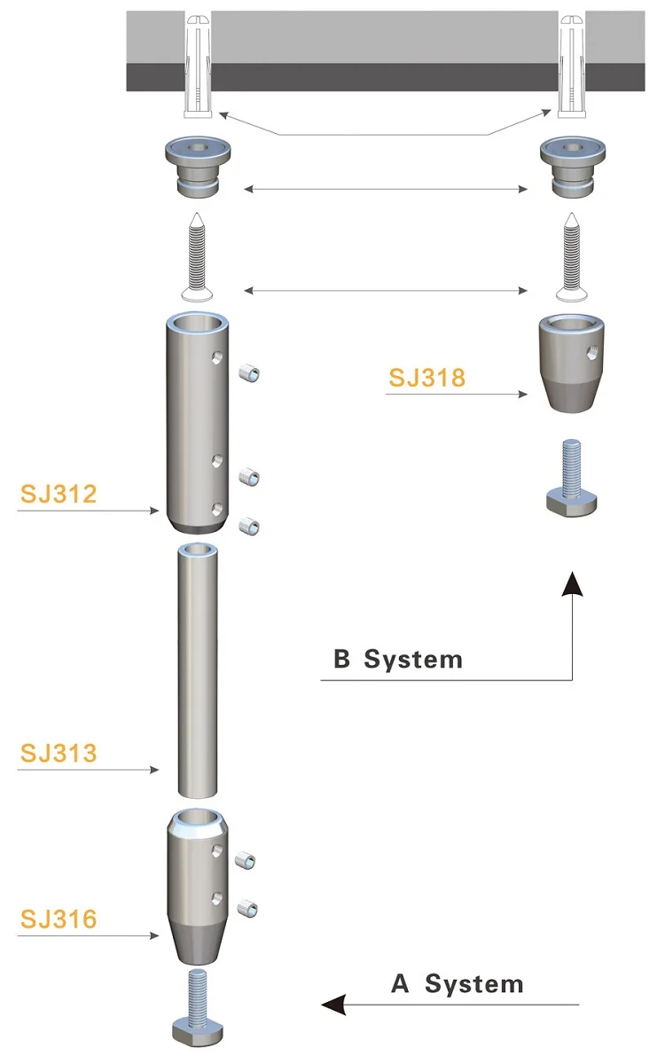 Aluminium Hospital Curtain Rail Hardware Metal Ceiling Mount Bendable ...