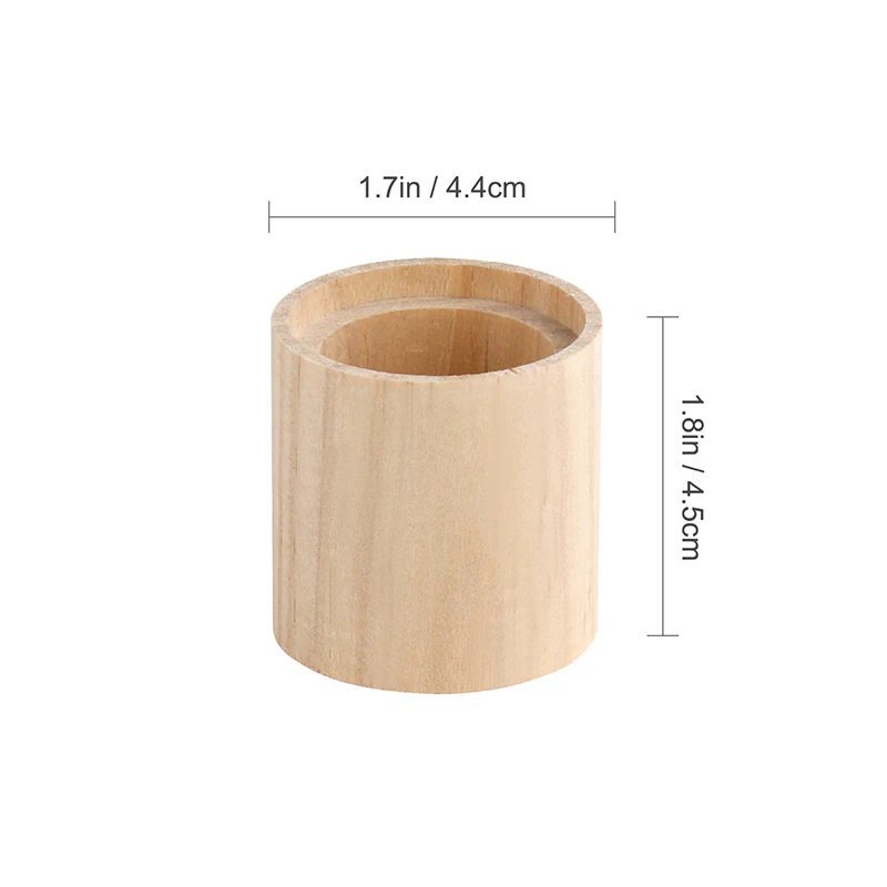 Tutup Botol Kosmetik Kayu Kualitas Tinggi Tutup Kayu Pinus Bulat Untuk ...