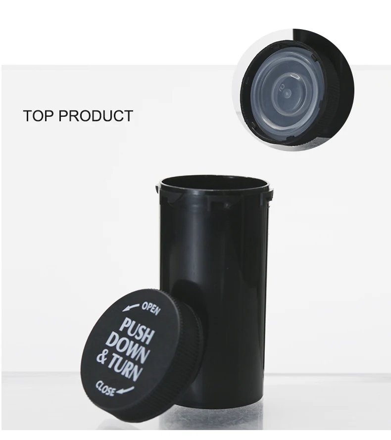 Childproof Bottle Pop Top Vials - Secure Medical Storage