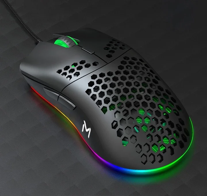 GX73 RGB Gaming Mouse - 7200DPI, Programmable, and Wired