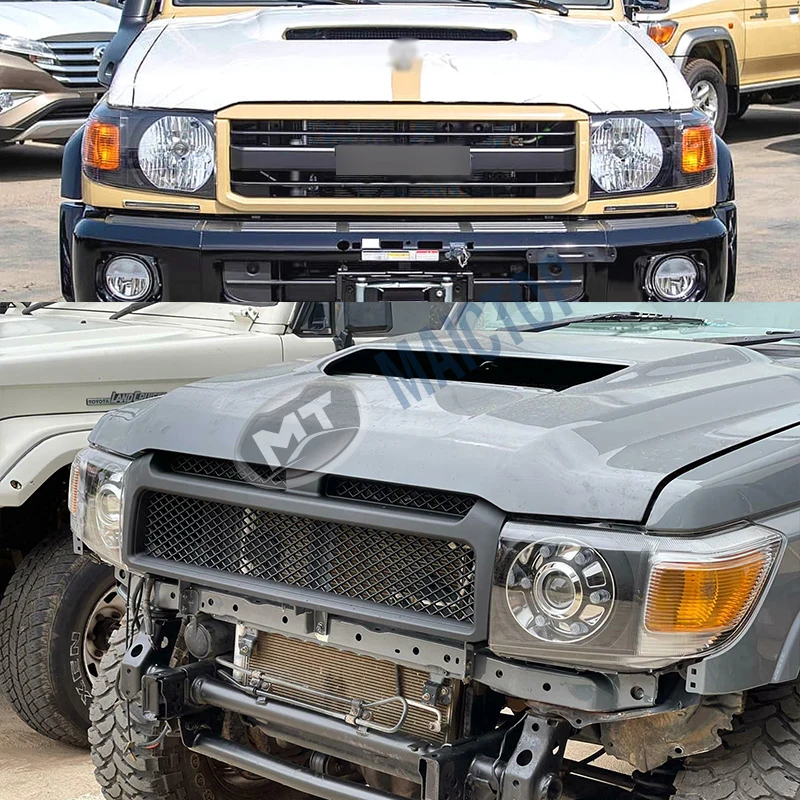 MAICTOP Car Accessories Conversion Front Bumper Grille Grill for Land ...