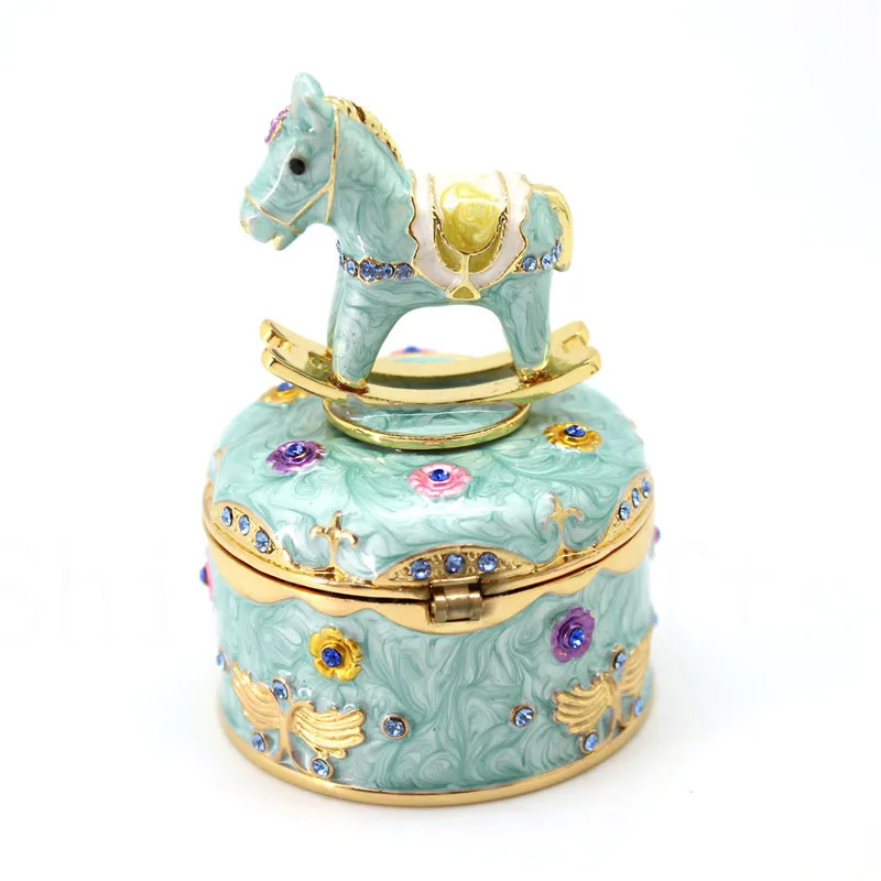 SHINNYGIFTS Wedding Favor Lovely Pony Jewelry Box Cartoon Trojan ...