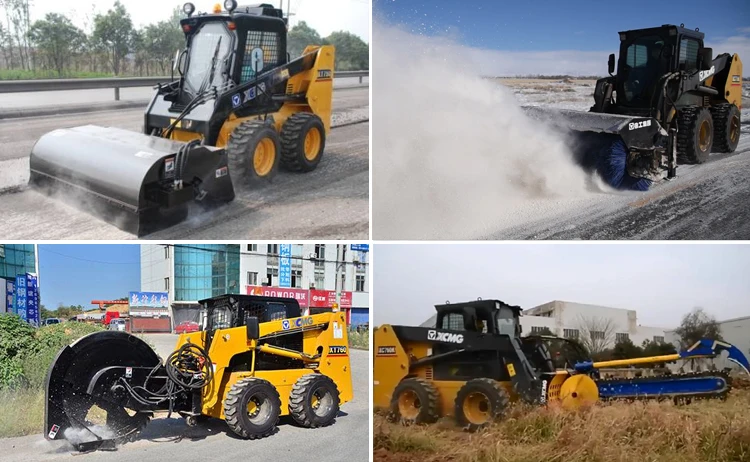 Chinese Brand XCM G XC740K 1ton Mini Skid Steer Loader Machine Like ...