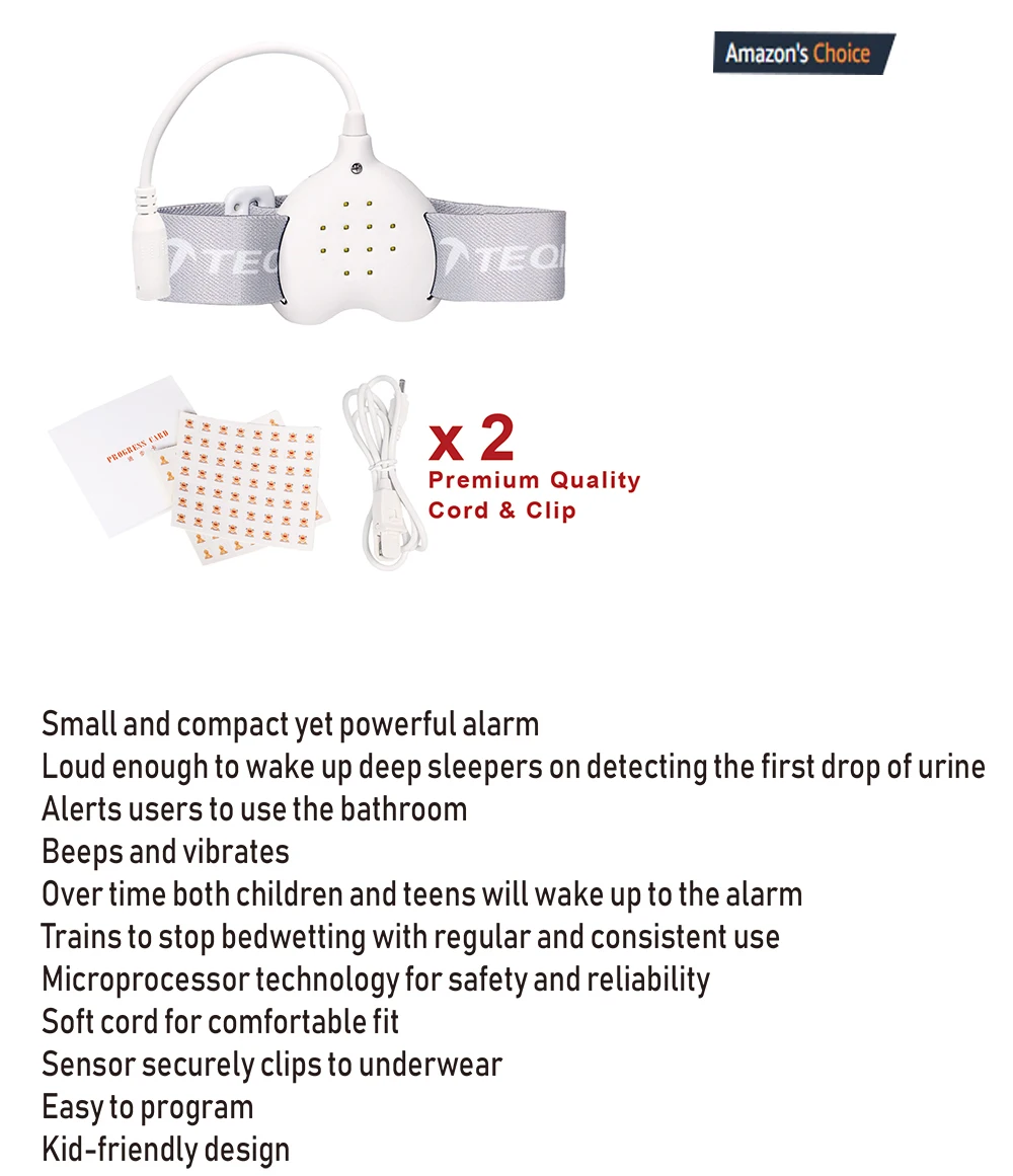 Bedwetting Alarm For Boys Girls Kids - Pee Alarm With Sound And ...