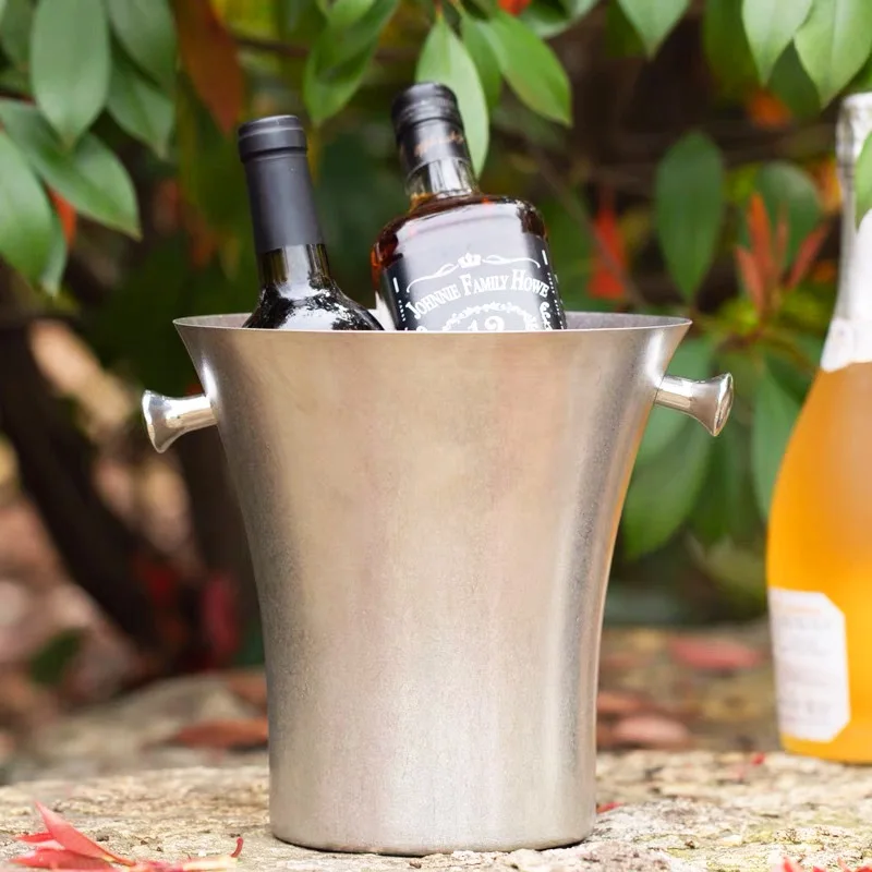 Stainless Steel Ice Bucket Serving Hotels Ktv bar Tool Tumbler ...