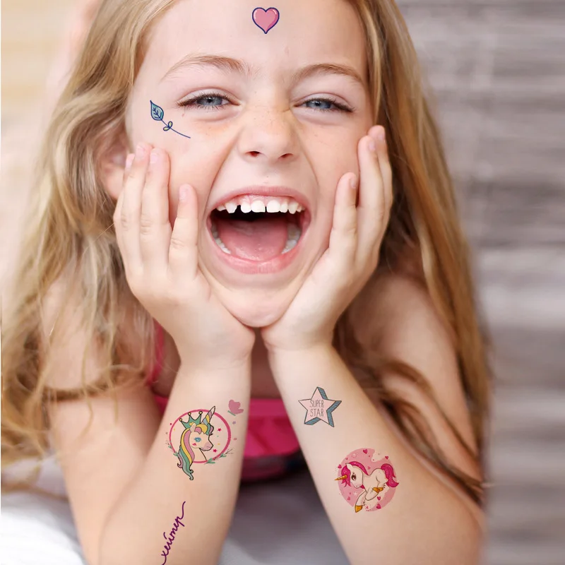 Children's Temporary Tattoo Sticker For Kids Birthday Party Sticker ...