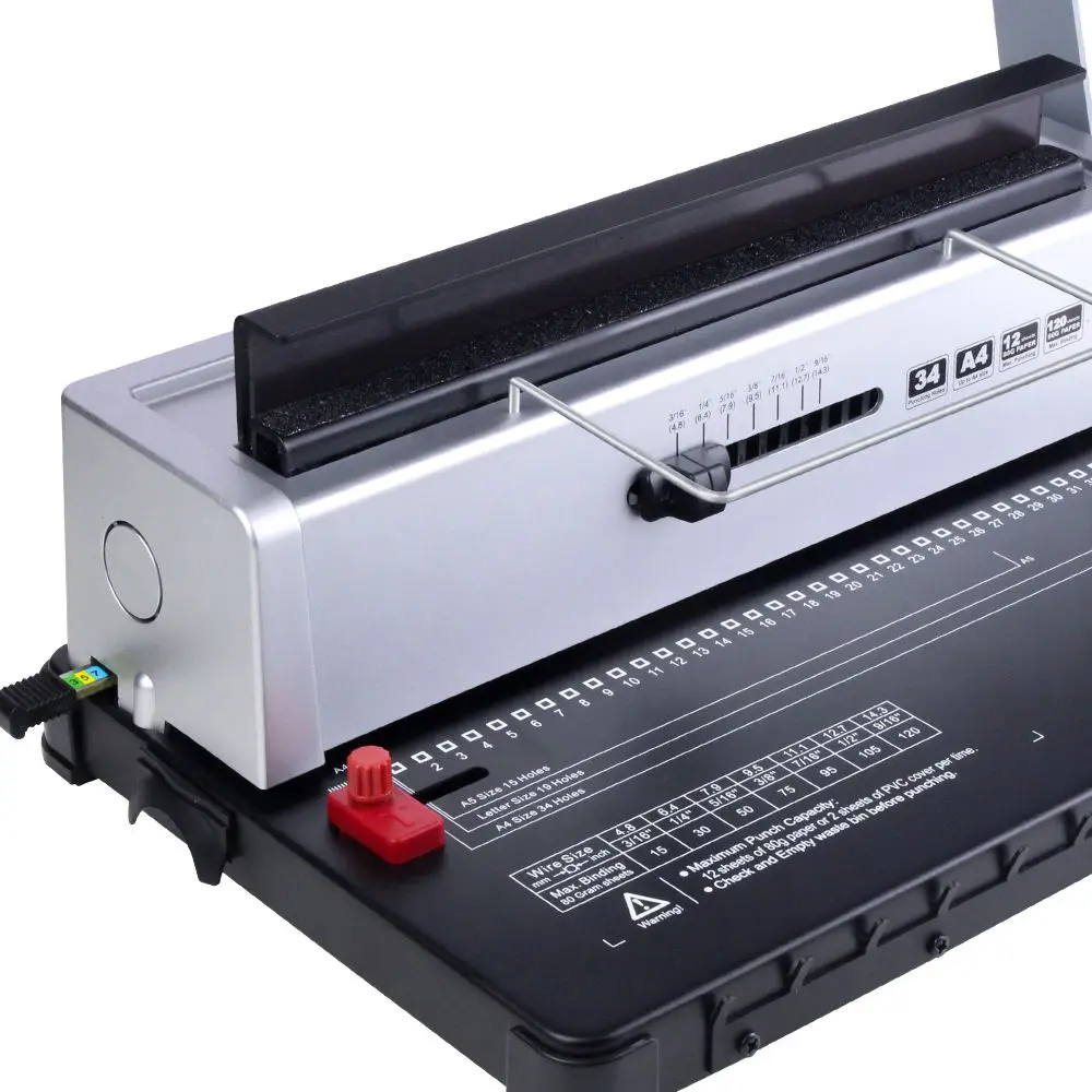 34 Holes A4 Size Manual Plastic A4 Binding Machine Book Binding ...