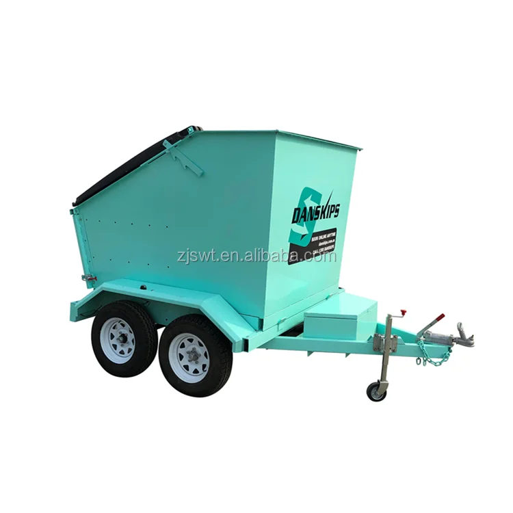 Hydraulic Bins Tipper Mini-Dumpster Trailers for Efficient Waste ...