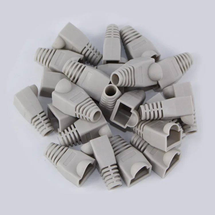 Colorful RJ45 Modular Plug Cover Rubber Boots - Cat5e/cat6