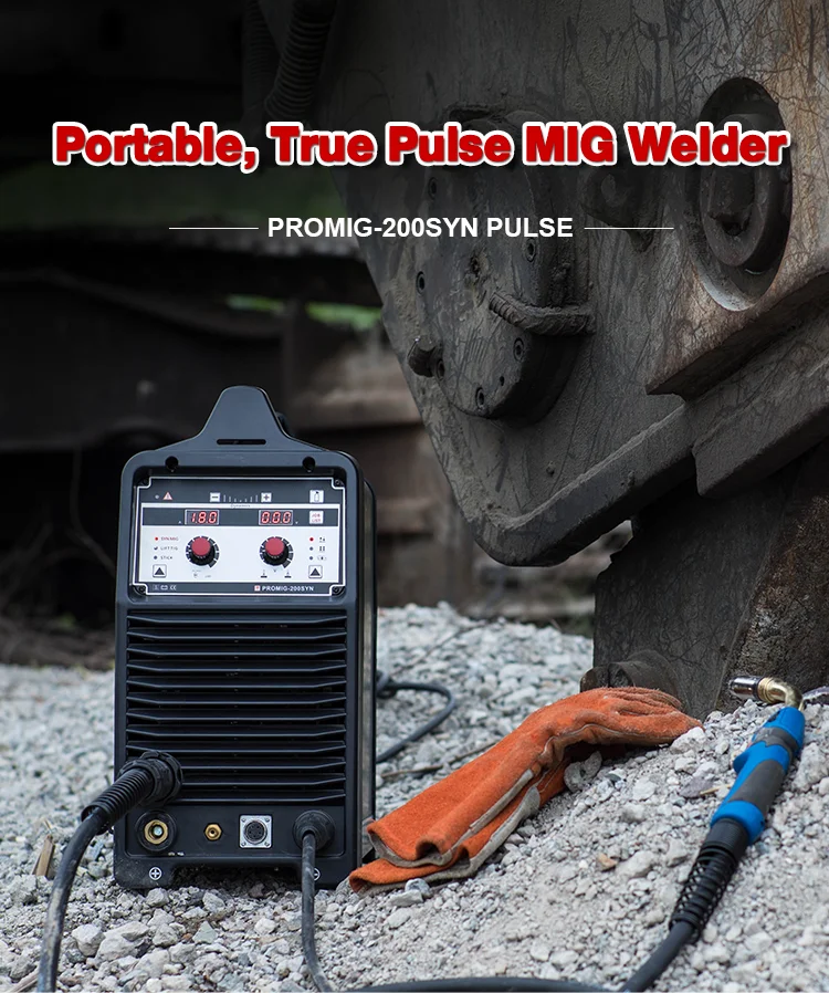 Small Welding Machine Mma Mig Mag Welding Machine Promig-200syn Pulse ...