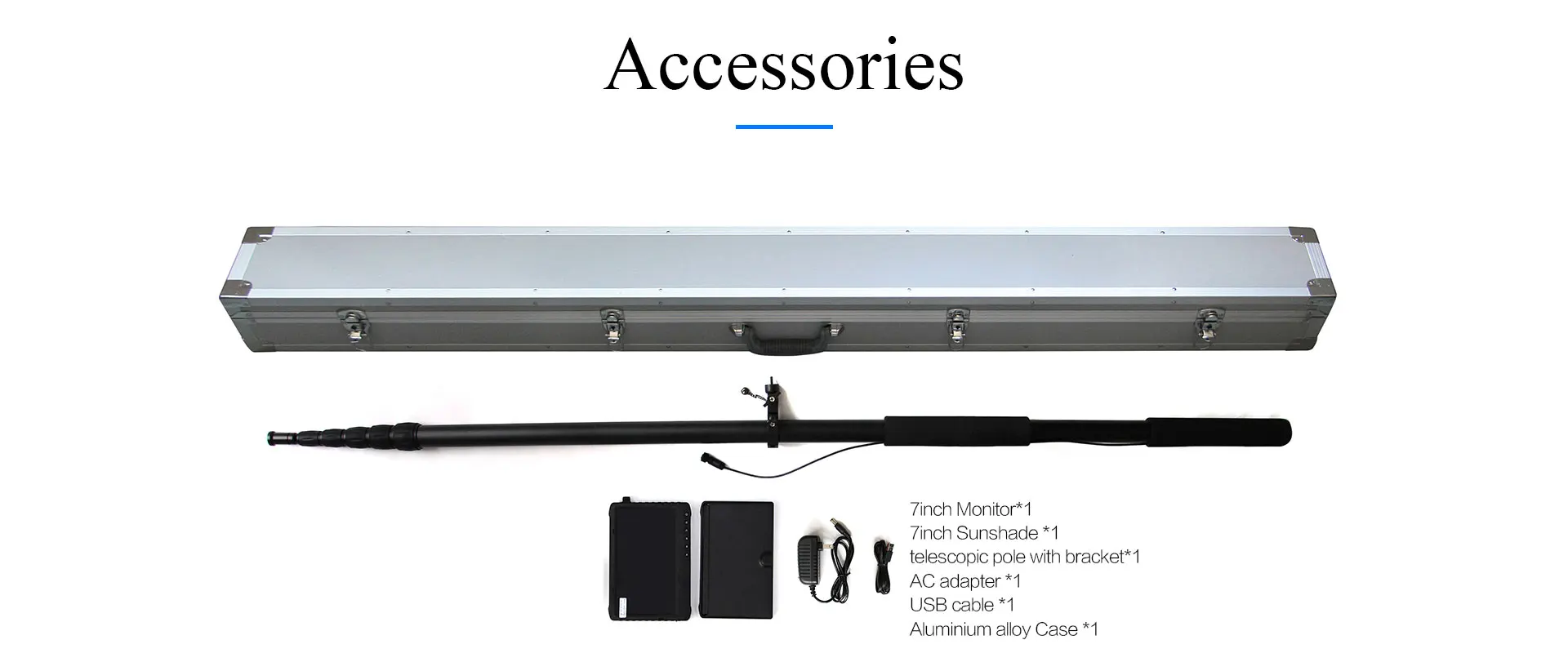 8 Meter Length Handheld Ceiling Roof Telescope Pole Inspection Camera ...