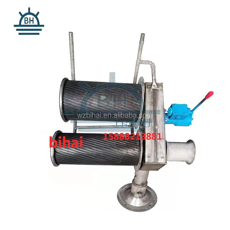 Hydraulic Fish Net Hauler For Ground Cage Net Gill Net Trawl Big ...