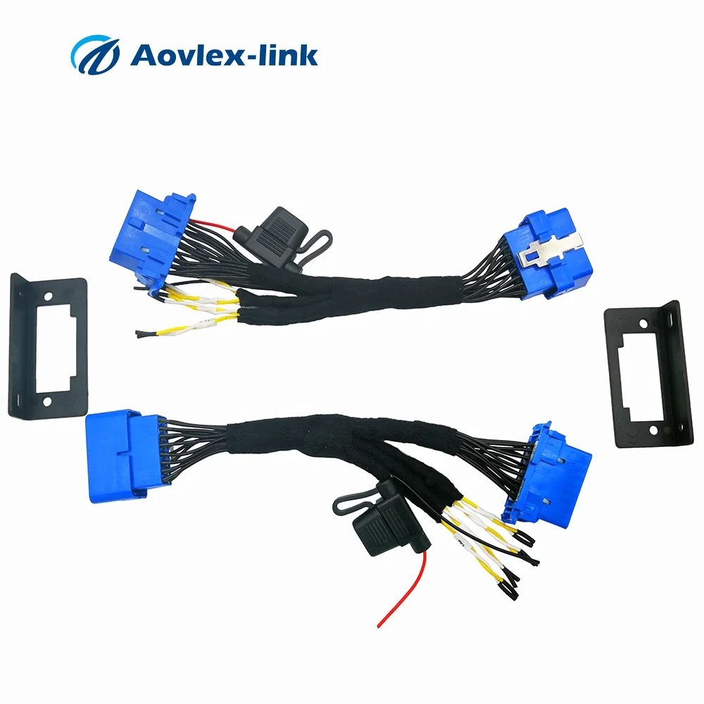12v Obd2 Cable Blue Connector Twisted Pair Wire Obd Cable With Fuse ...