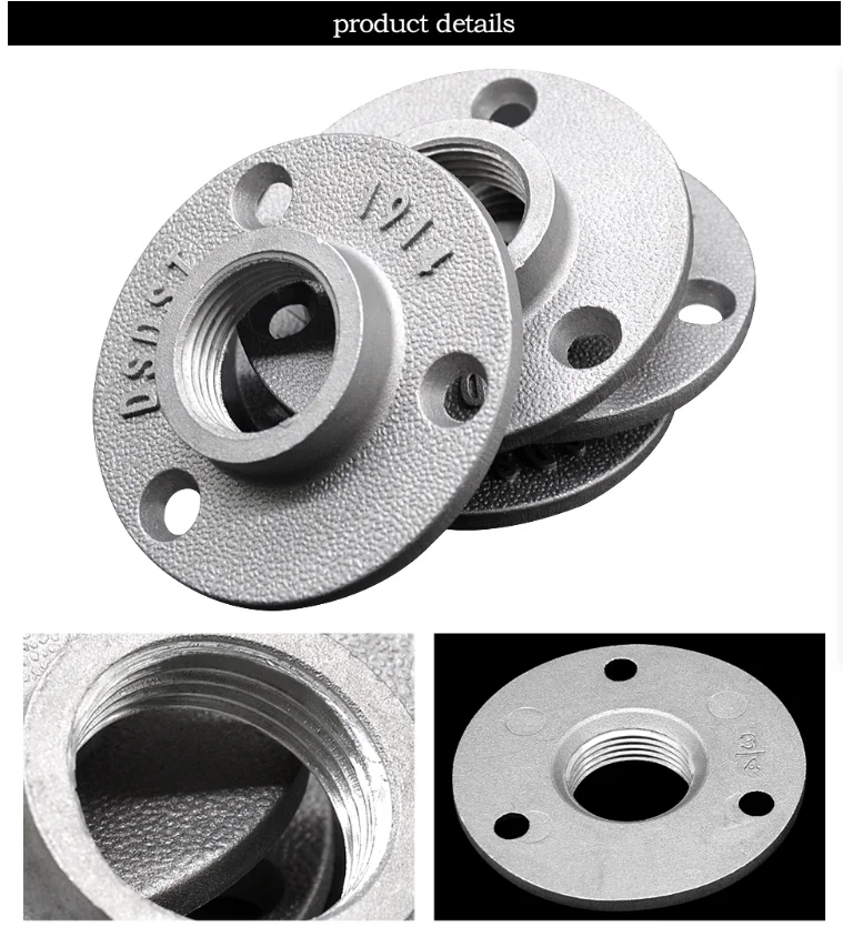 Dn20 Dn25 Best Price Retro Decorative Aluminum Alloy Threaded Floor ...