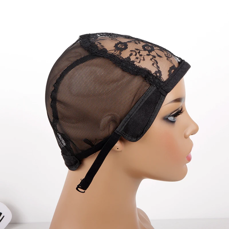 Vast Black Adjust Stretch Mesh Dome Wigcap for Wig