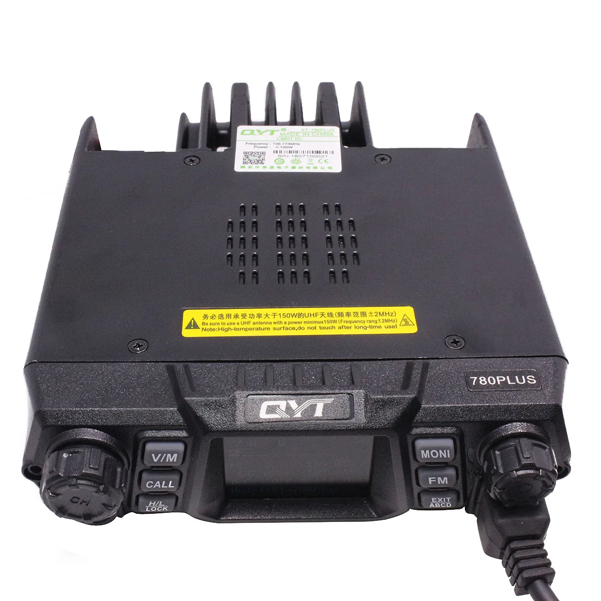 Qyt Kt-780 Plus 100 Watts Powerful Vhf 136-174mhz Ham Car Mobile Radio Transceiver Kt780 200ch ...