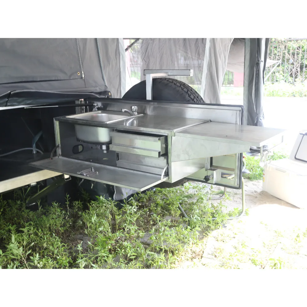 Stainless Steel Truck Camper Trailer Slide Out Kitchen - Buy Slide Out ...