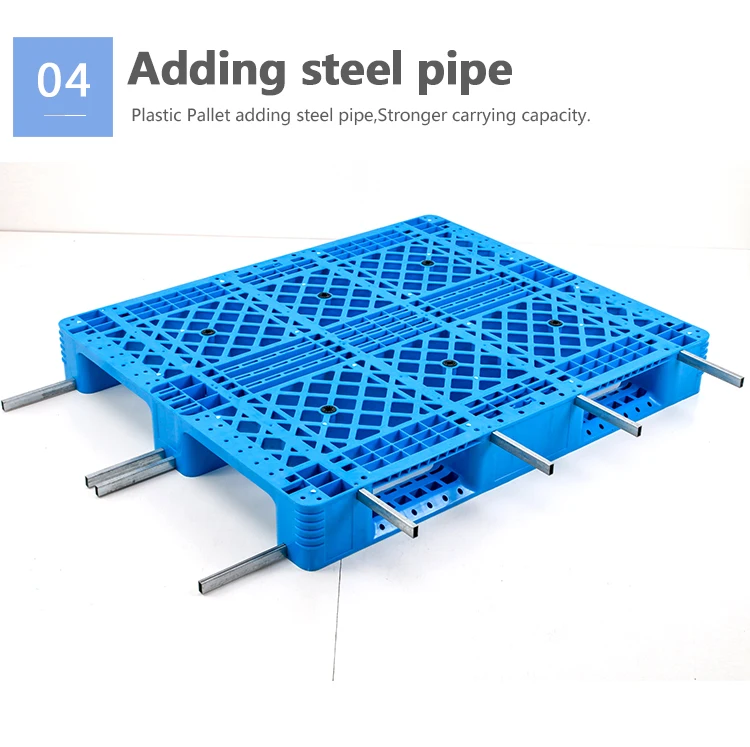 Heavy Duty Warehouse Storage Racking Plastic Pallet 4 Way Entry Plastic ...