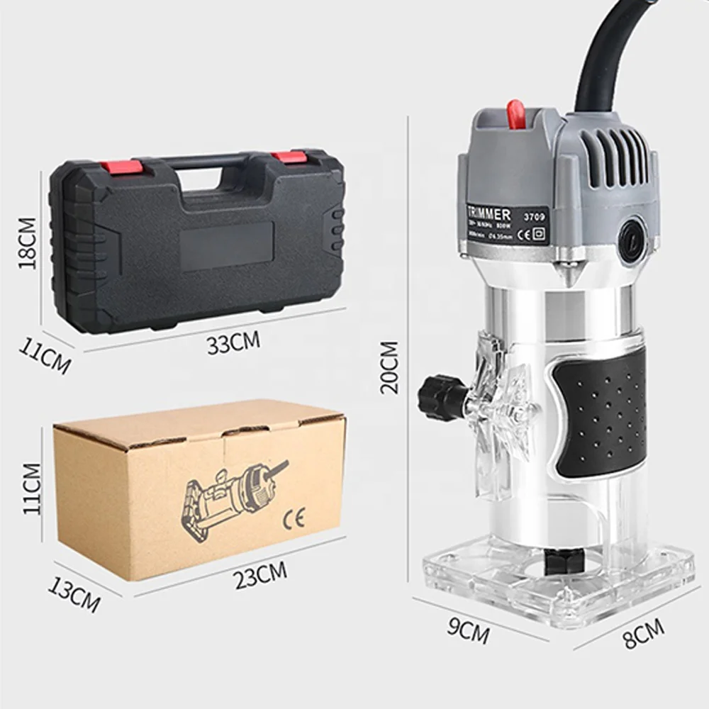 220V/110V Woodworking Trimming Engraving Machine Hole Opener Trimming ...