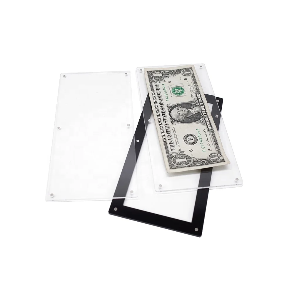 Countertop Arts And Gift Dollar Bill Case Money Holder Stand Acrylic Us ...