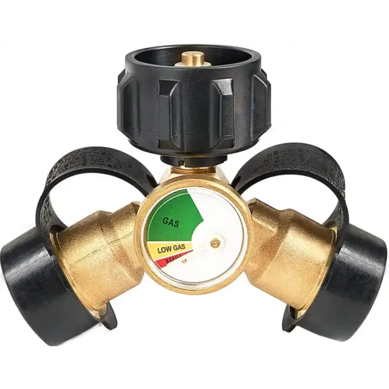Propane Shunt, 2-way Y-shunt Adapter with Meter for Propane Tanks for ...