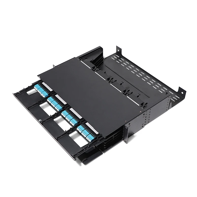 High Density 19 Inch 1u Mpo/mtp-lc 24f Optical Cassettes 48,72,96,144 ...