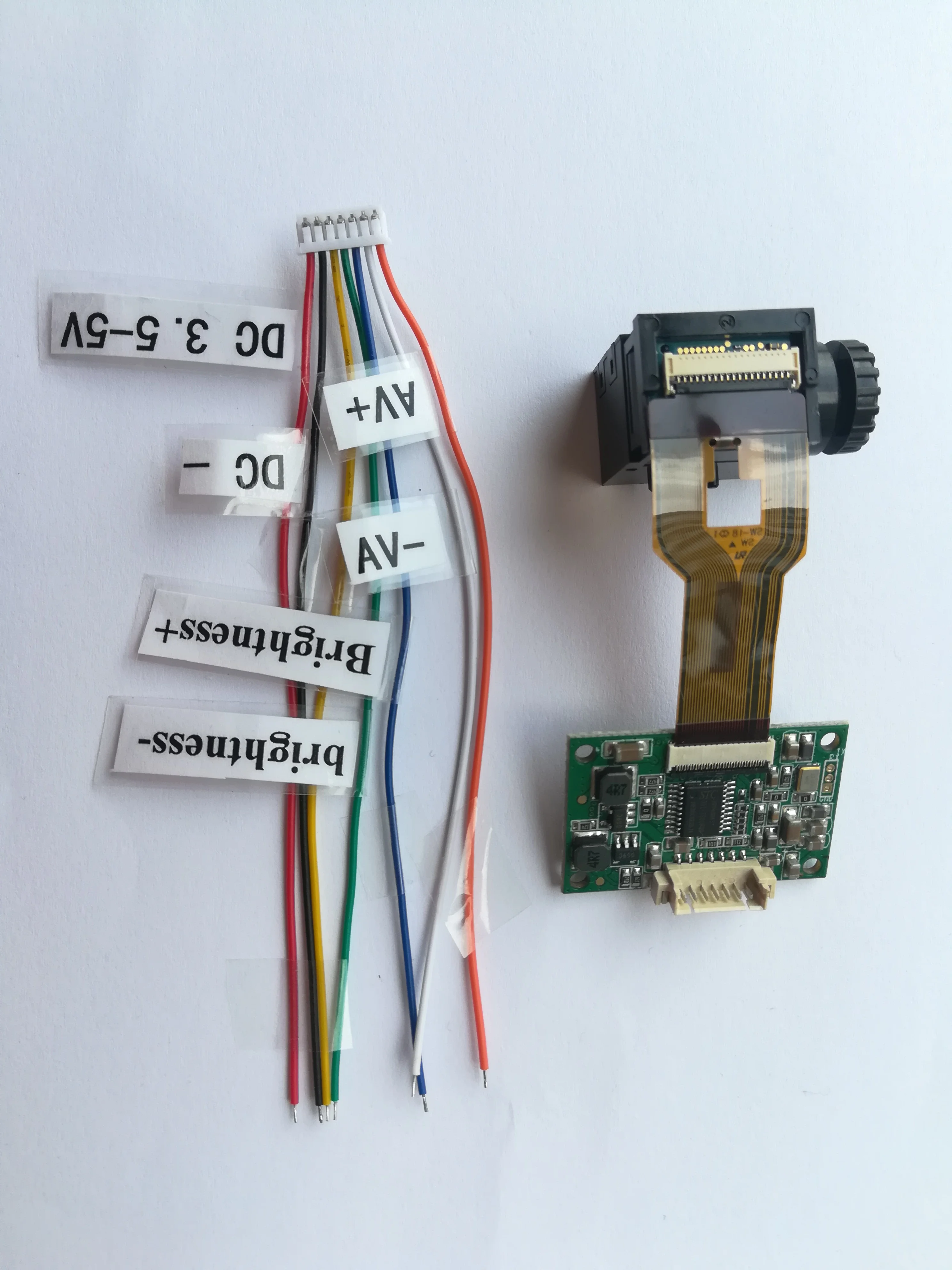 0.2''flcos Micro Display 720x540 for Night Vision AV Driver Board