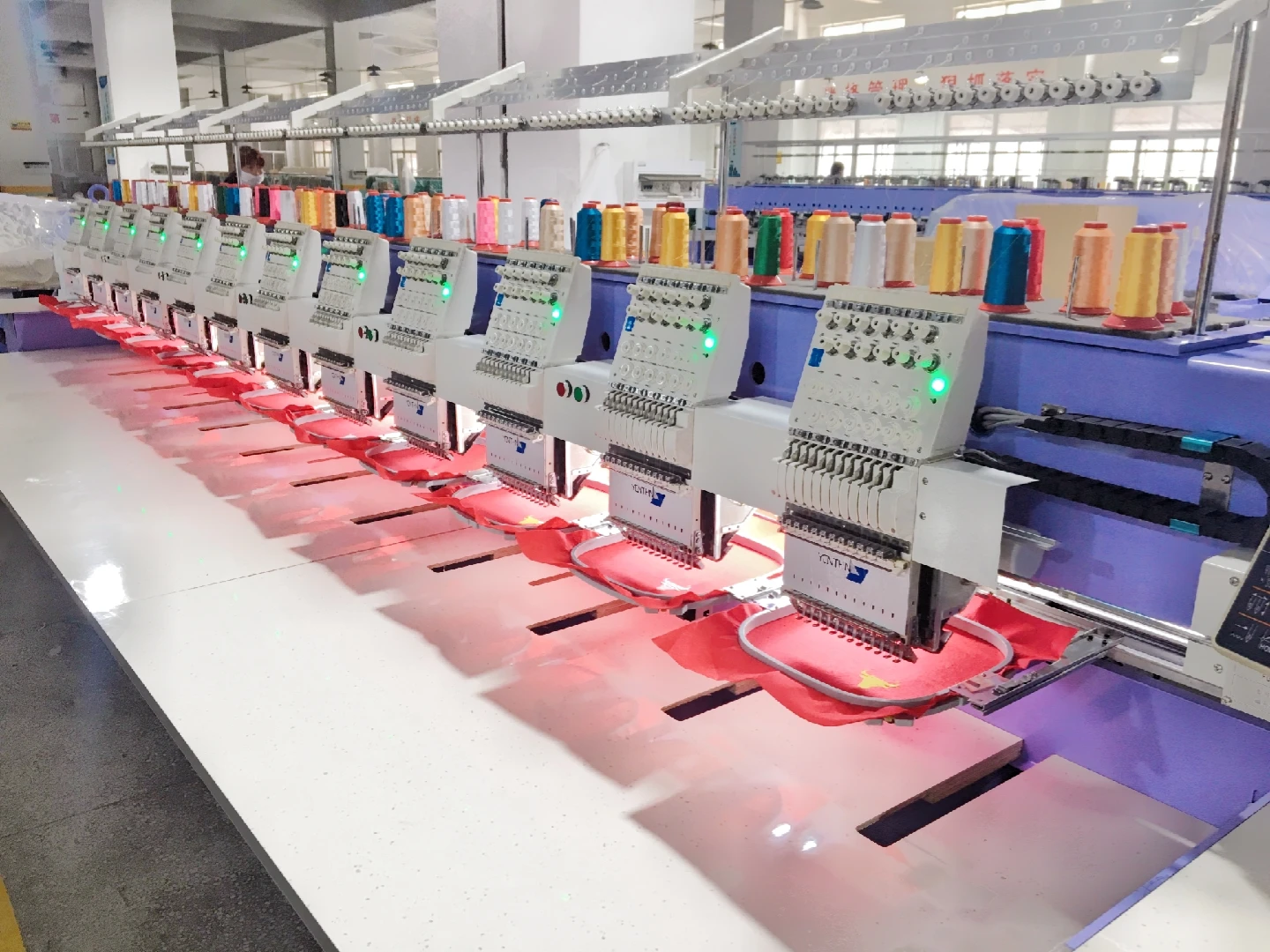 Yonthin High Speed Tajima Computer 15 Needles Embroidery Machine