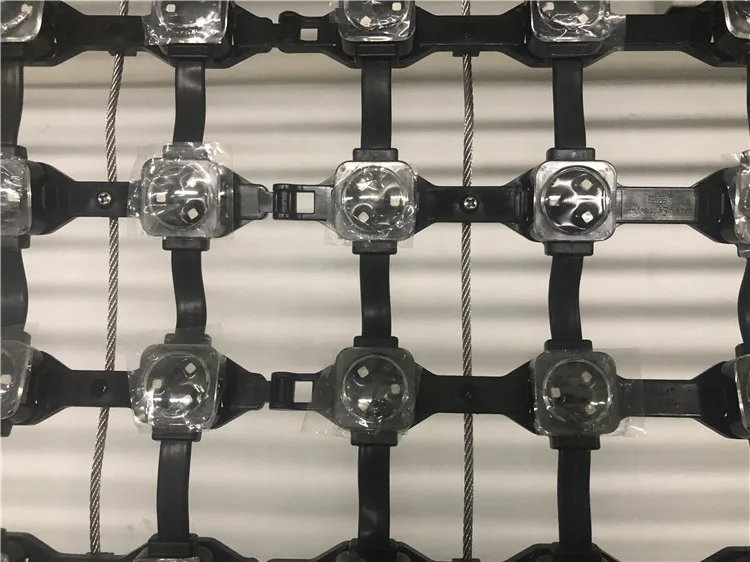 Outdoor Led Mesh Video Waterproof IP67 Lighting Project Display Led Net ...