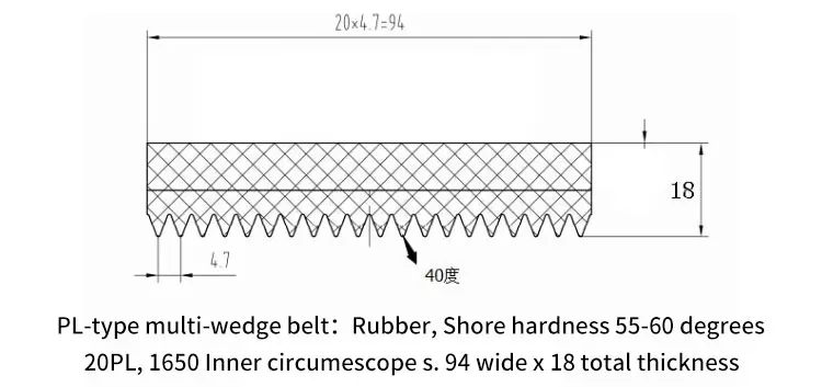 PH PJ PK PL PM Multi Grooves Belt - High Quality Power Transmission