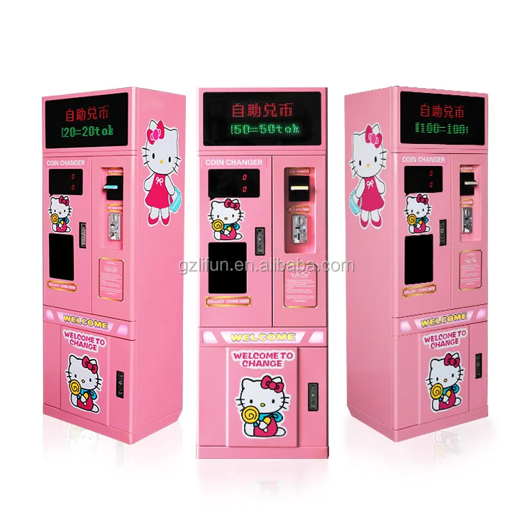 Factory Wholesale Automatic Token Dispenser Kiosk Arcade Coin Exchange ...