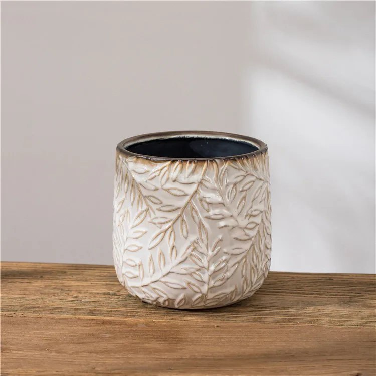 Promotional Nordic Style Custom Flower Pot Planter Ceramic Outdoor ...