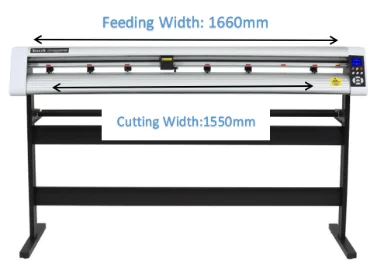 TENETH Vinyl Cutter Work with Large Format Printer / Automatic Contour ...