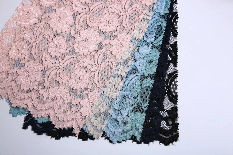 Custom Beautiful Design Cord Net Lace Fabric For Wedding Dress - Buy ...