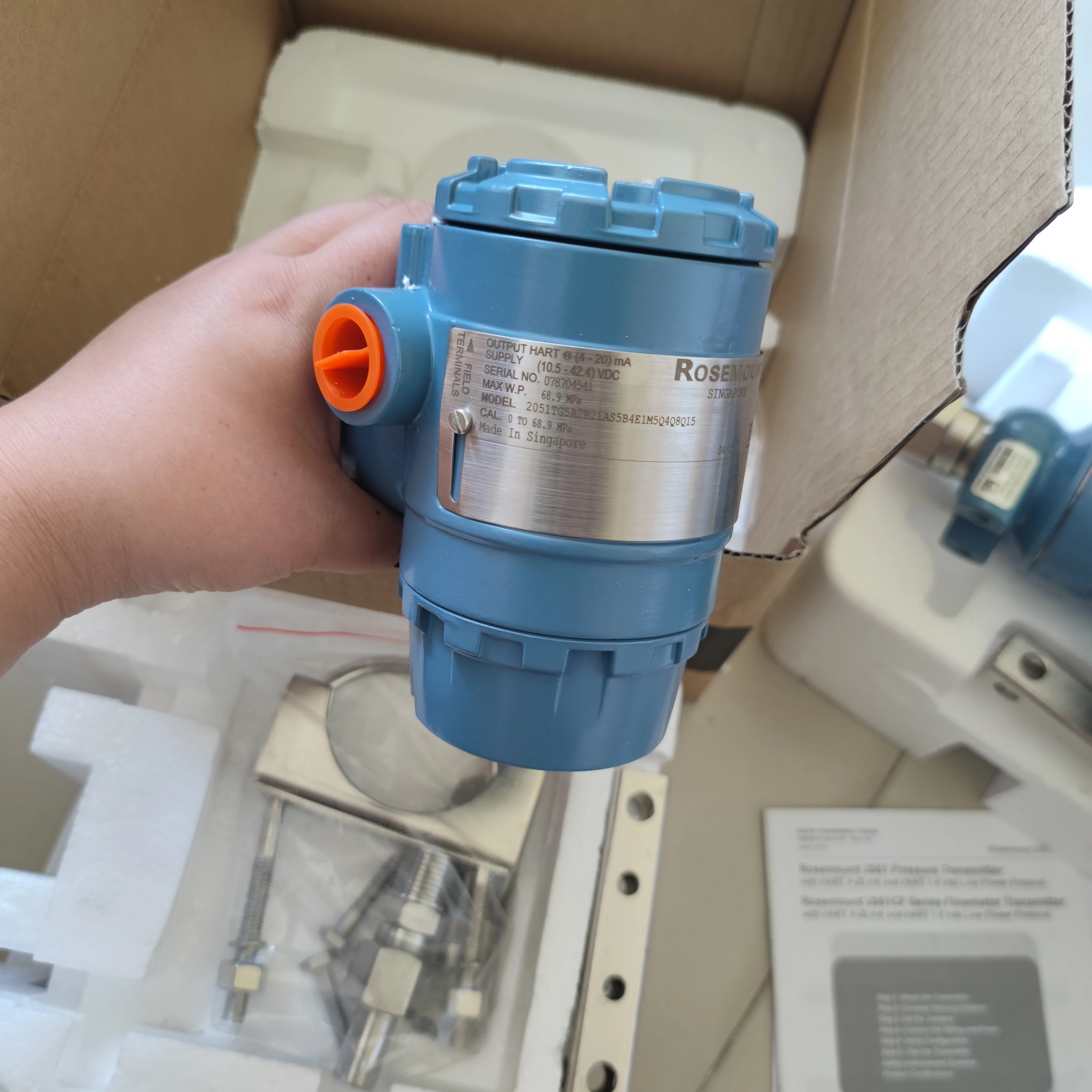 Emerson Rosemounter 2051tg Gauge Pressure Transmitter With Accuracy 0.065% - Buy 2051 In-line ...