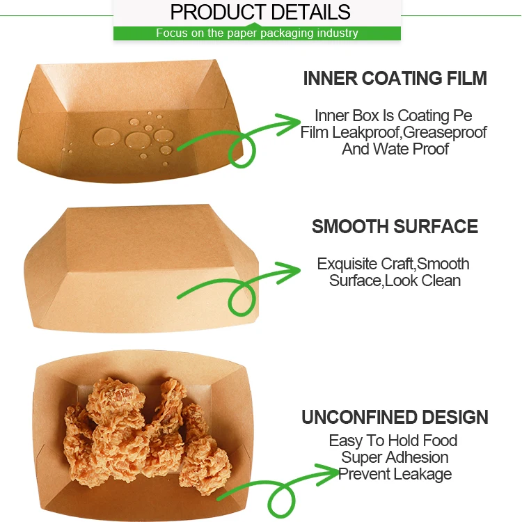 Compostable Recyclable Biodegradable Food Packaging Trays Cardboard ...