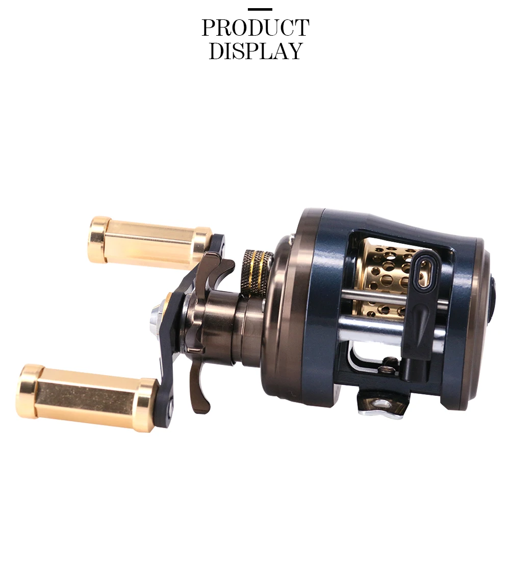 11+1bb Saltwater Left/right Hand Drum Fishing Reel Sea Trolling Boat ...