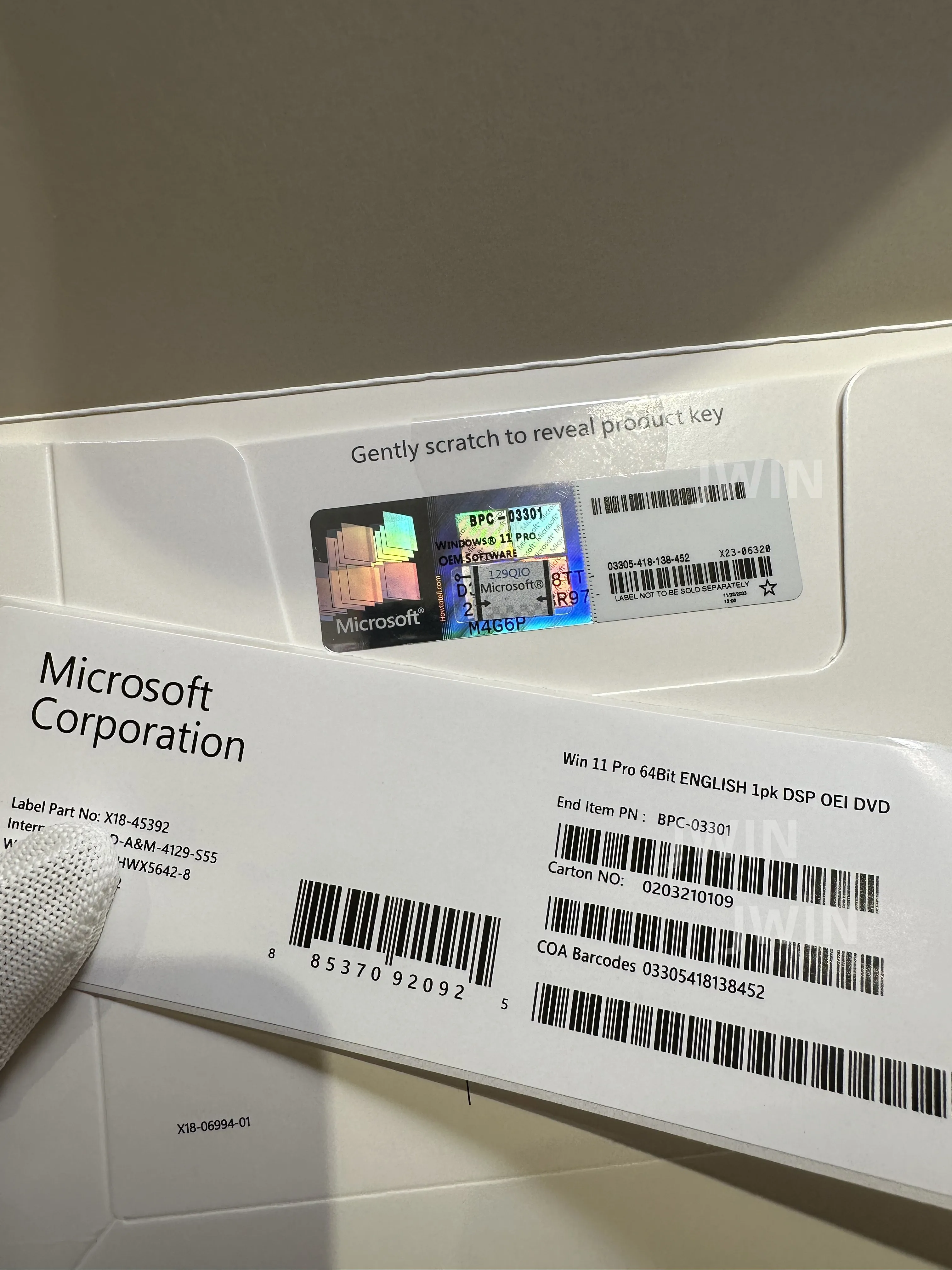 Genuine Win 10 Pro OEM Dvd Full Package Win 10 DVD 100% Online Activate ...