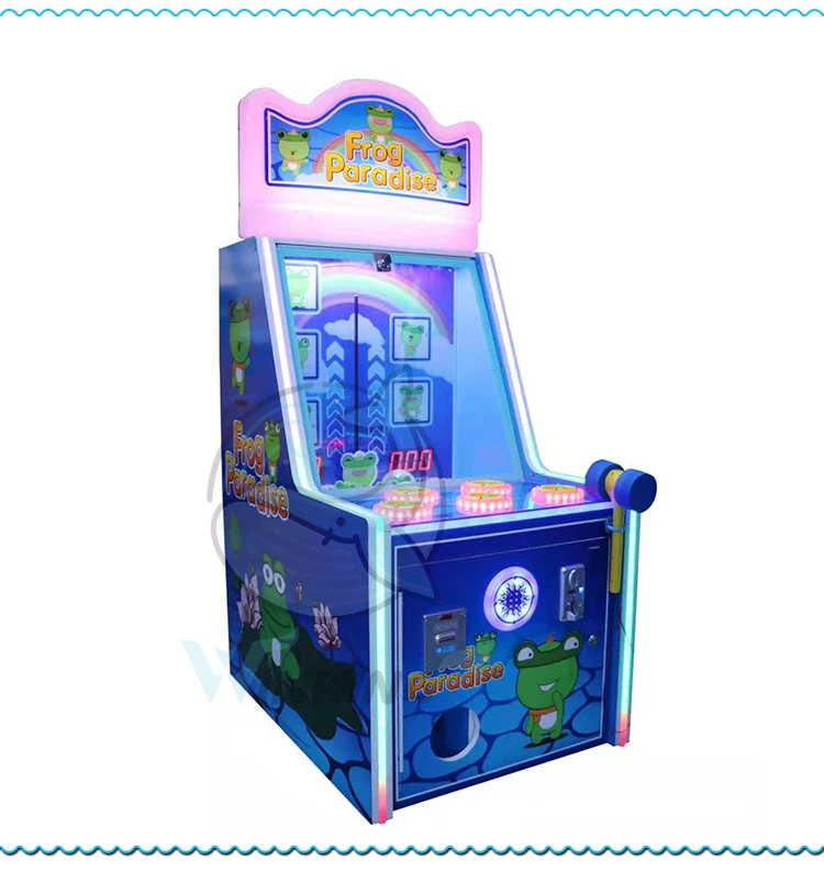 Frog Paradise Whack-a-Mole Coin Operated Arcade Machine