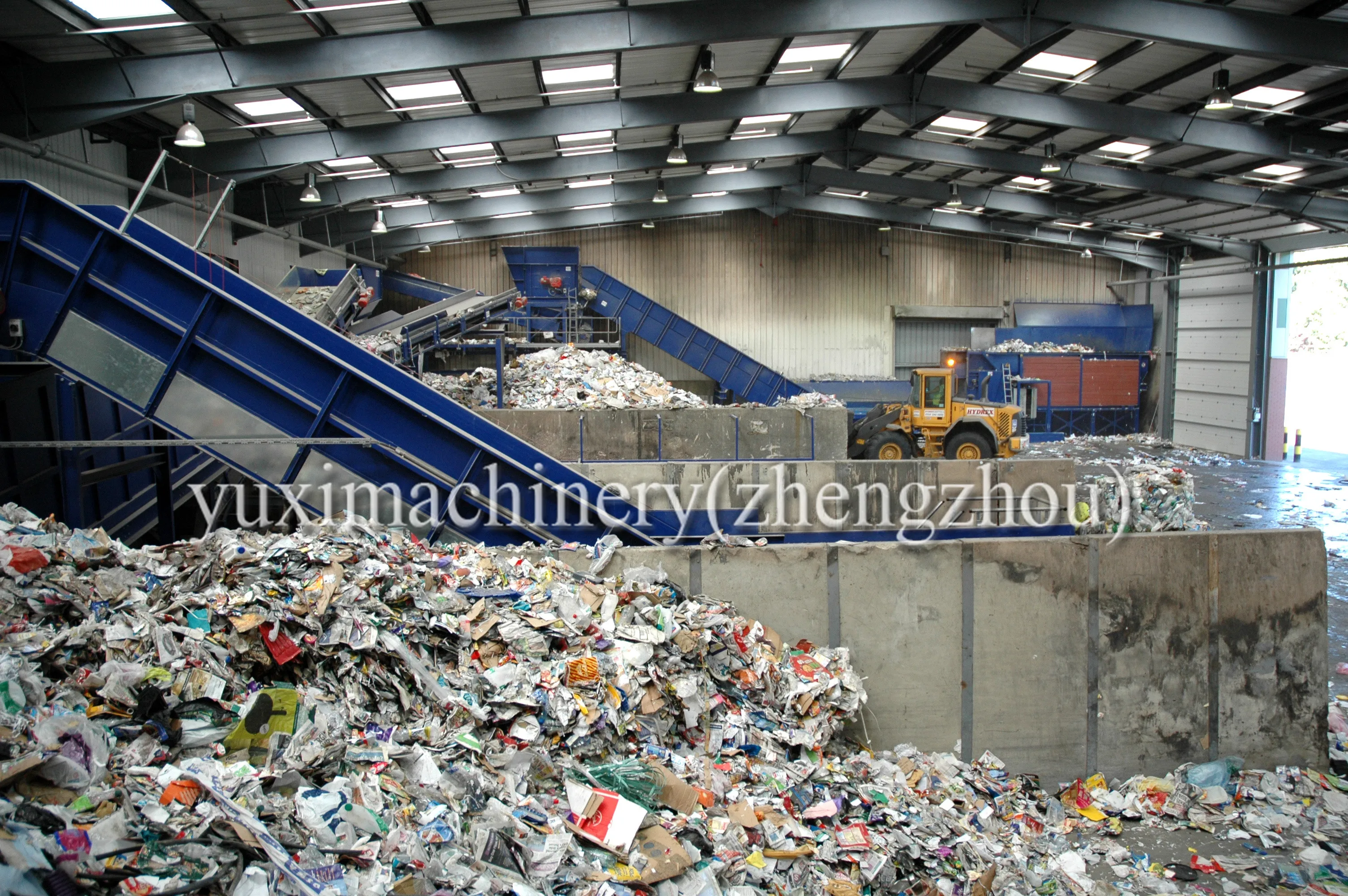 Hydraulic Waste Sorting System Msw Urban Waste Sorting Equipment To Rdf ...