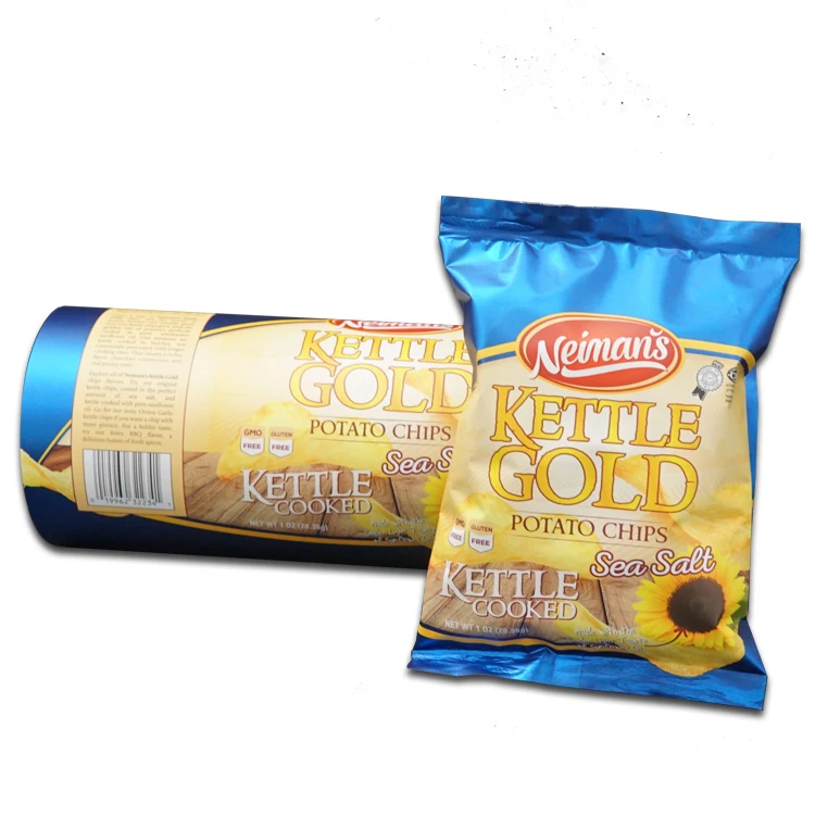 Custom Laminating Food Packaging Roll Film Potato Chips Packaging ...