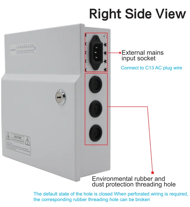 Top Sales Metal Box 12v 20a Cctv Power Supply Ups With Battery Backup ...