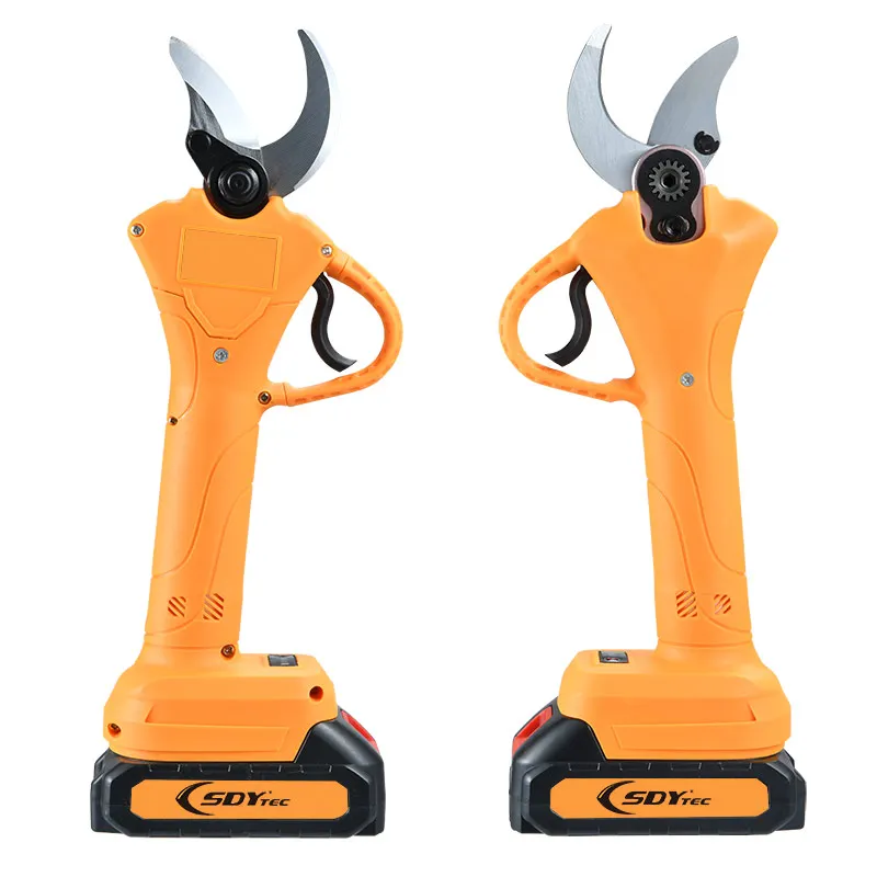 2*batteries Electric Scissors Lithium Battery Tree Cutter Garden Branch ...